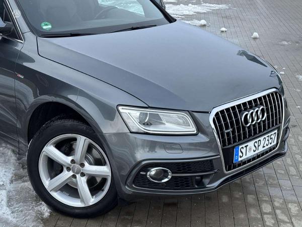 Pelēks Audi Q5 2013 Jonava, ar dzinēja tilpumu 3.00 L un nobraukumu 285 tūkst. km par 12500 €, foto 9 vietnē AUTOMOTO.COM.LV