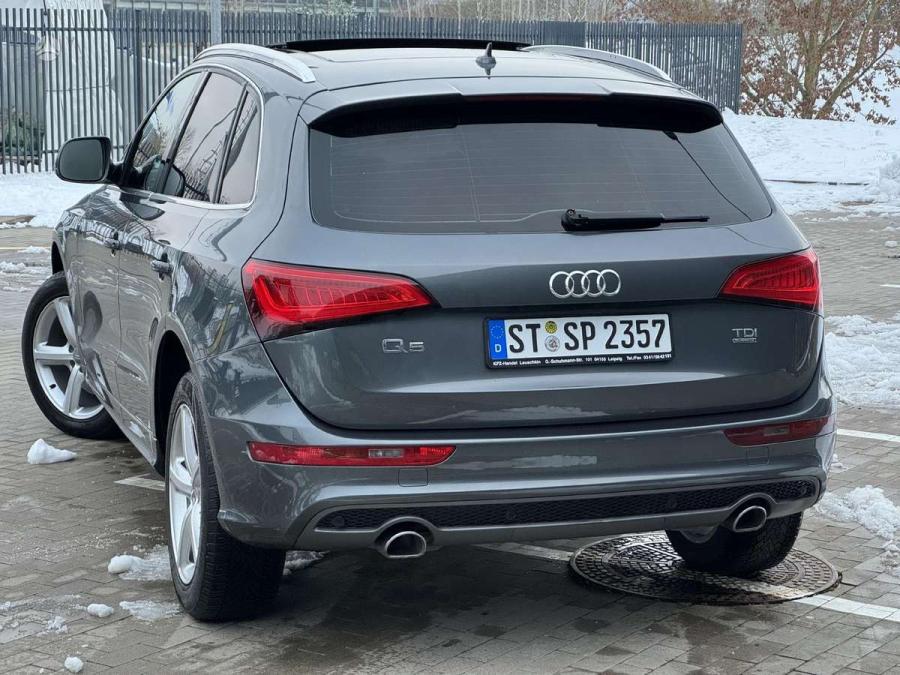 Grey Audi Q5 2013 in Jonava, with an engine capacity of 3.00 L and mileage of 285 thousand km for 12500 €, photo 11 on AUTOMOTO.COM.LV