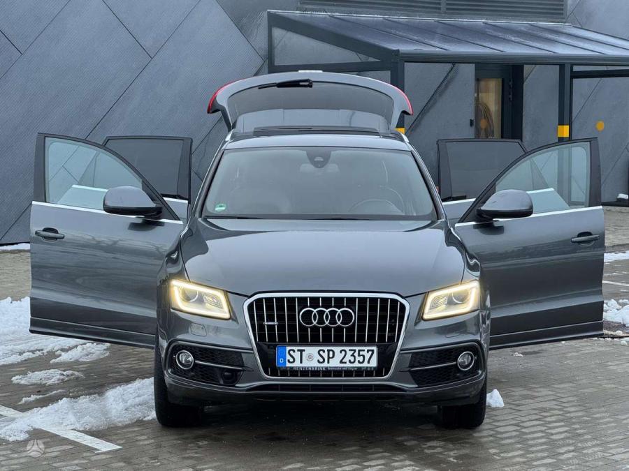 Grey Audi Q5 2013 in Jonava, with an engine capacity of 3.00 L and mileage of 285 thousand km for 12500 €, photo 15 on AUTOMOTO.COM.LV