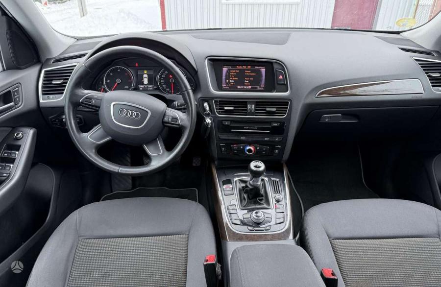 Pelēks Audi Q5 2013 Ukmergė, ar dzinēja tilpumu 2.00 L un nobraukumu 214 tūkst. km par 10800 €, foto 8 vietnē AUTOMOTO.COM.LV