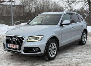 Pelēks Audi Q5 2013 Ukmergė, ar dzinēja tilpumu 2.00 L un nobraukumu 214 tūkst. km par 11900 €, foto  vietnē AUTOMOTO.COM.LV