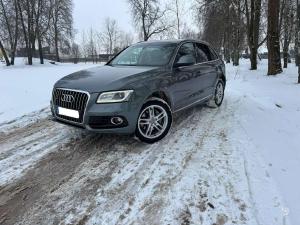 Pelēks Audi Q5 2013 Tauragė, ar dzinēja tilpumu 2.97 L un nobraukumu 272 tūkst. km par 10400 €, foto  vietnē AUTOMOTO.COM.LV