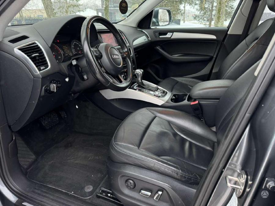 Pelēks Audi Q5 2013 Tauragė, ar dzinēja tilpumu 2.97 L un nobraukumu 272 tūkst. km par 10400 €, foto 9 vietnē AUTOMOTO.COM.LV