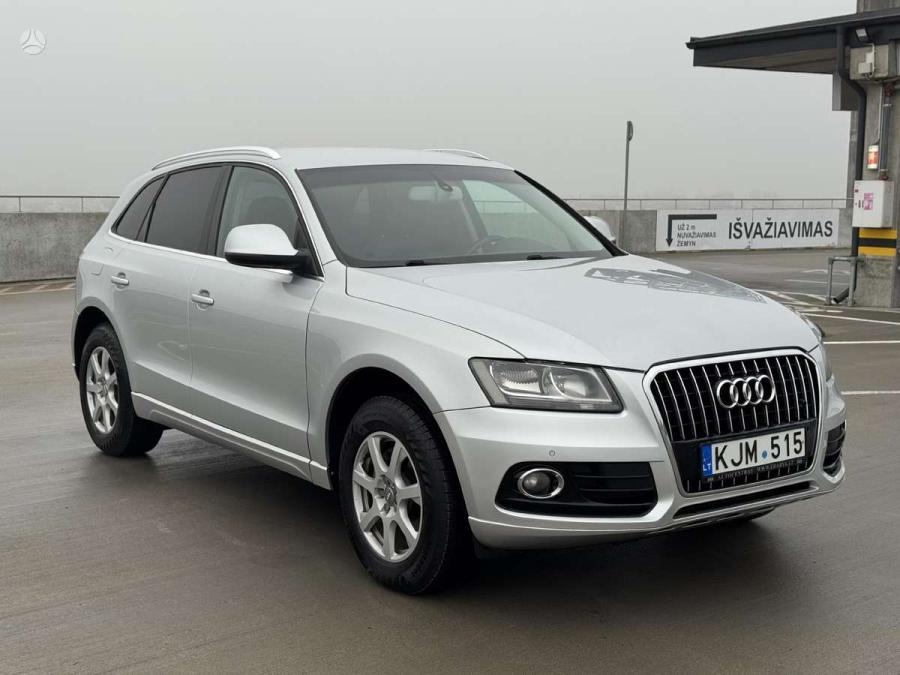 Pelēks Audi Q5 2013 Viļņa, ar dzinēja tilpumu 2.00 L un nobraukumu 403 tūkst. km par 8700 €, foto 2 vietnē AUTOMOTO.COM.LV