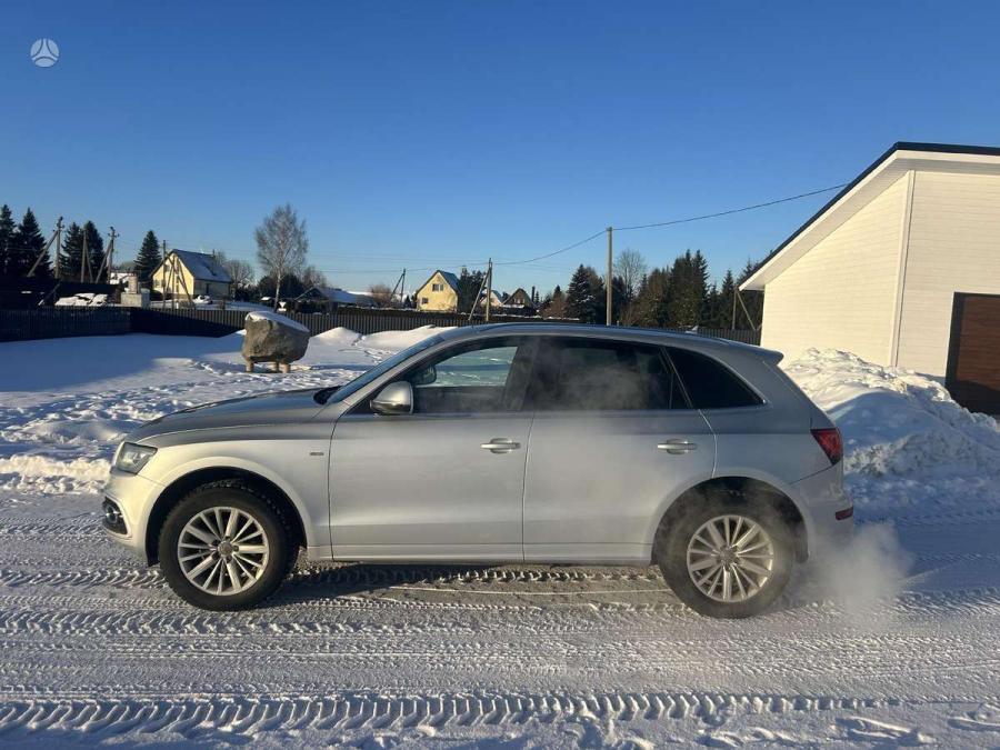 Grey Audi Q5 2013 in Telschi, with an engine capacity of 1.97 L and mileage of 242 thousand km for 12000 €, photo 2 on AUTOMOTO.COM.LV