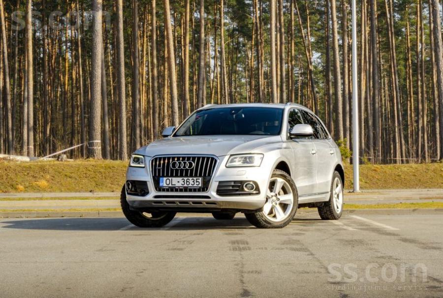 Grey Audi Q5 2013 in Riga, with an engine capacity of 3.00 L and mileage of 218 thousand km for 12190 €, photo 1 on AUTOMOTO.COM.LV