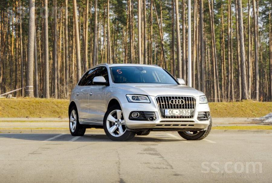 Grey Audi Q5 2013 in Riga, with an engine capacity of 3.00 L and mileage of 218 thousand km for 12190 €, photo 3 on AUTOMOTO.COM.LV