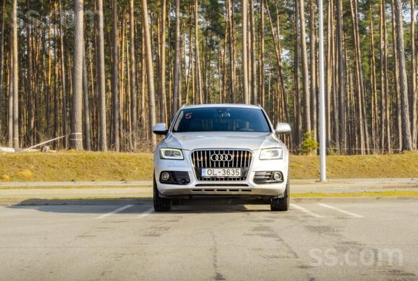 Grey Audi Q5 2013 in Riga, with an engine capacity of 3.00 L and mileage of 218 thousand km for 12190 €, photo 3 on AUTOMOTO.COM.LV