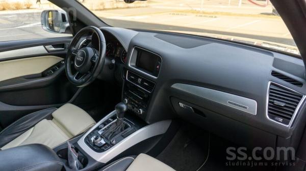 Grey Audi Q5 2013 in Riga, with an engine capacity of 3.00 L and mileage of 218 thousand km for 12190 €, photo 10 on AUTOMOTO.COM.LV
