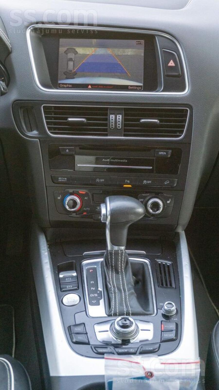 Grey Audi Q5 2013 in Riga, with an engine capacity of 3.00 L and mileage of 218 thousand km for 12190 €, photo 13 on AUTOMOTO.COM.LV