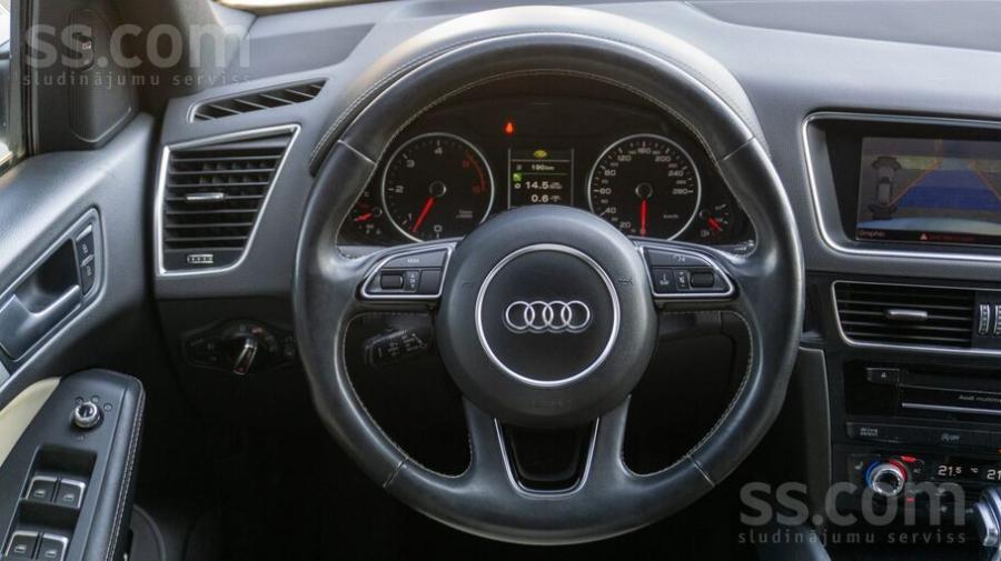 Grey Audi Q5 2013 in Riga, with an engine capacity of 3.00 L and mileage of 218 thousand km for 12190 €, photo 14 on AUTOMOTO.COM.LV