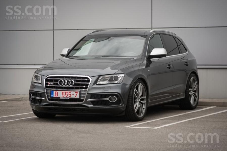 Grey Audi Q5 2013 in Riga, with an engine capacity of 3.00 L and mileage of 221 thousand km for 15950 €, photo 1 on AUTOMOTO.COM.LV