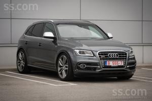 Grey Audi Q5 2013 in Riga, with an engine capacity of 3.00 L and mileage of 221 thousand km for 15950 €, photo 4 on AUTOMOTO.COM.LV