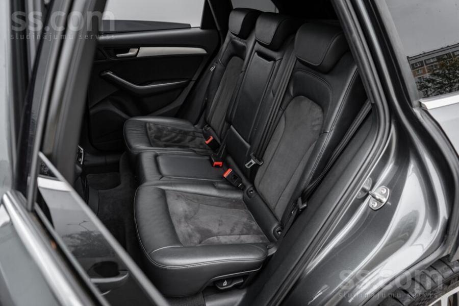 Grey Audi Q5 2013 in Riga, with an engine capacity of 3.00 L and mileage of 221 thousand km for 15950 €, photo 15 on AUTOMOTO.COM.LV