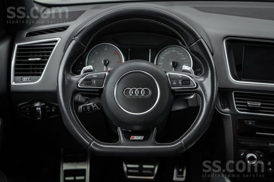 Grey Audi Q5 2013 in Riga, with an engine capacity of 3.00 L and mileage of 221 thousand km for 15950 €, photo 21 on AUTOMOTO.COM.LV