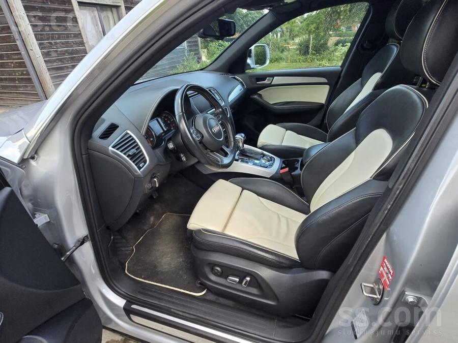 Grey Audi Q5 2013 in Talsi, with an engine capacity of 3.00 L and mileage of 217 thousand km for 11900 €, photo 12 on AUTOMOTO.COM.LV