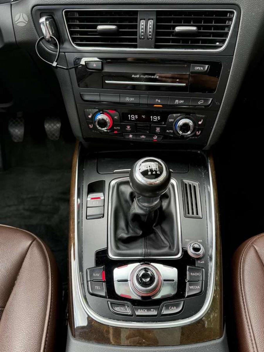 Grey Audi Q5 2013 in Utena, with an engine capacity of 1.97 L and mileage of 218 thousand km for 9900 €, photo 12 on AUTOMOTO.COM.LV