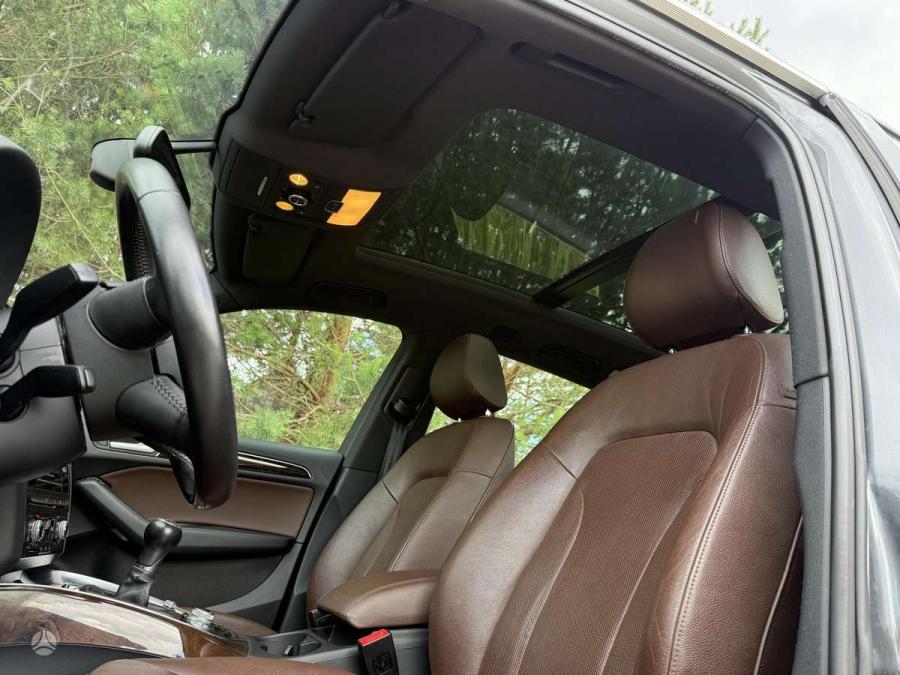 Grey Audi Q5 2013 in Utena, with an engine capacity of 1.97 L and mileage of 218 thousand km for 9900 €, photo 15 on AUTOMOTO.COM.LV