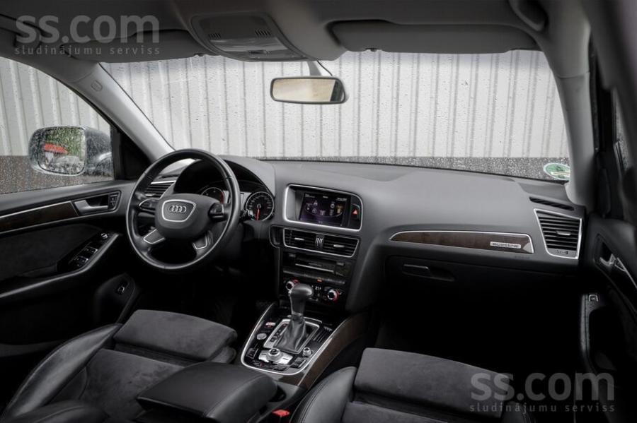 Grey Audi Q5 2013 in Talsi, with an engine capacity of 3.00 L and mileage of 206 thousand km for 14490 €, photo 9 on AUTOMOTO.COM.LV