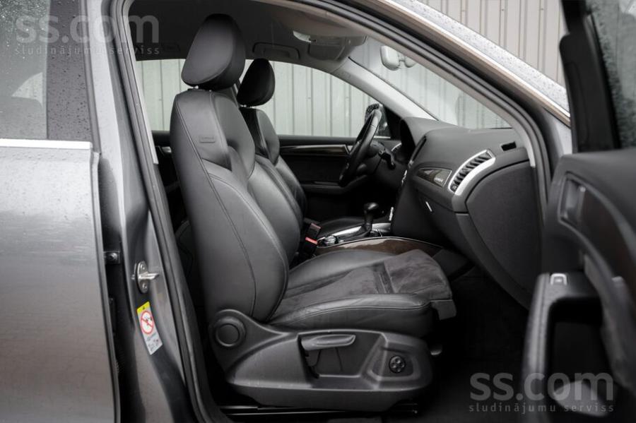 Grey Audi Q5 2013 in Talsi, with an engine capacity of 3.00 L and mileage of 206 thousand km for 14490 €, photo 13 on AUTOMOTO.COM.LV