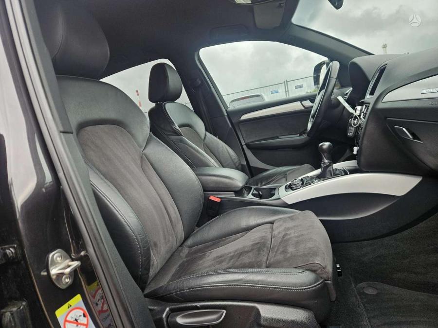 Pelēks Audi Q5 2013 Viļņa, ar dzinēja tilpumu 1.98 L un nobraukumu 201 tūkst. km par 9900 €, foto 8 vietnē AUTOMOTO.COM.LV