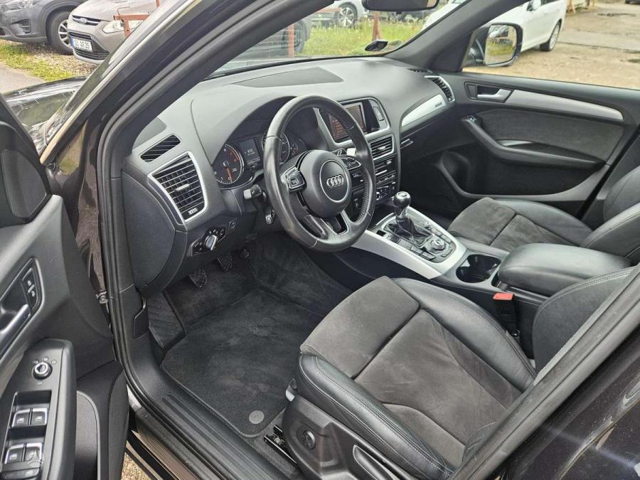 Pelēks Audi Q5 2013 Viļņa, ar dzinēja tilpumu 1.98 L un nobraukumu 201 tūkst. km par 9900 €, foto 12 vietnē AUTOMOTO.COM.LV
