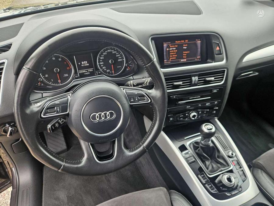 Pelēks Audi Q5 2013 Viļņa, ar dzinēja tilpumu 1.98 L un nobraukumu 201 tūkst. km par 9900 €, foto 13 vietnē AUTOMOTO.COM.LV