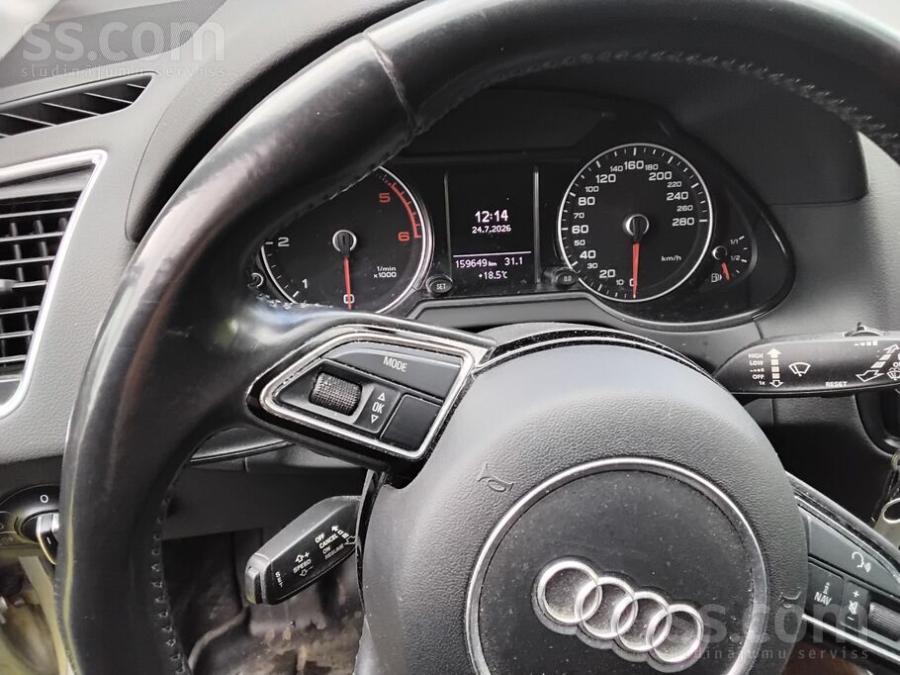 Grey Audi Q5 2013 in Jurmala, with an engine capacity of 2.00 L and mileage of 160 thousand km for 13800 €, photo 5 on AUTOMOTO.COM.LV