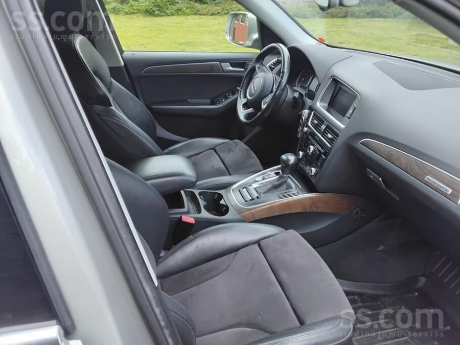 Grey Audi Q5 2013 in Jurmala, with an engine capacity of 2.00 L and mileage of 160 thousand km for 13800 €, photo 6 on AUTOMOTO.COM.LV