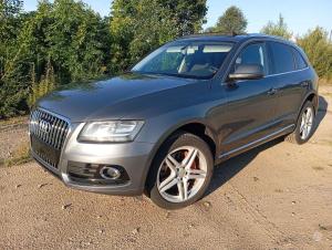 Grey Audi Q5 2013 in Vilnius, with an engine capacity of 2.97 L and mileage of 240 thousand km for 9750 €, photo  on AUTOMOTO.COM.LV