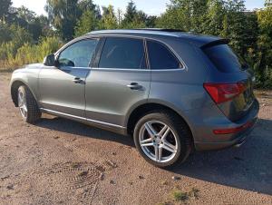 Grey Audi Q5 2013 in Vilnius, with an engine capacity of 2.97 L and mileage of 240 thousand km for 9750 €, photo 4 on AUTOMOTO.COM.LV