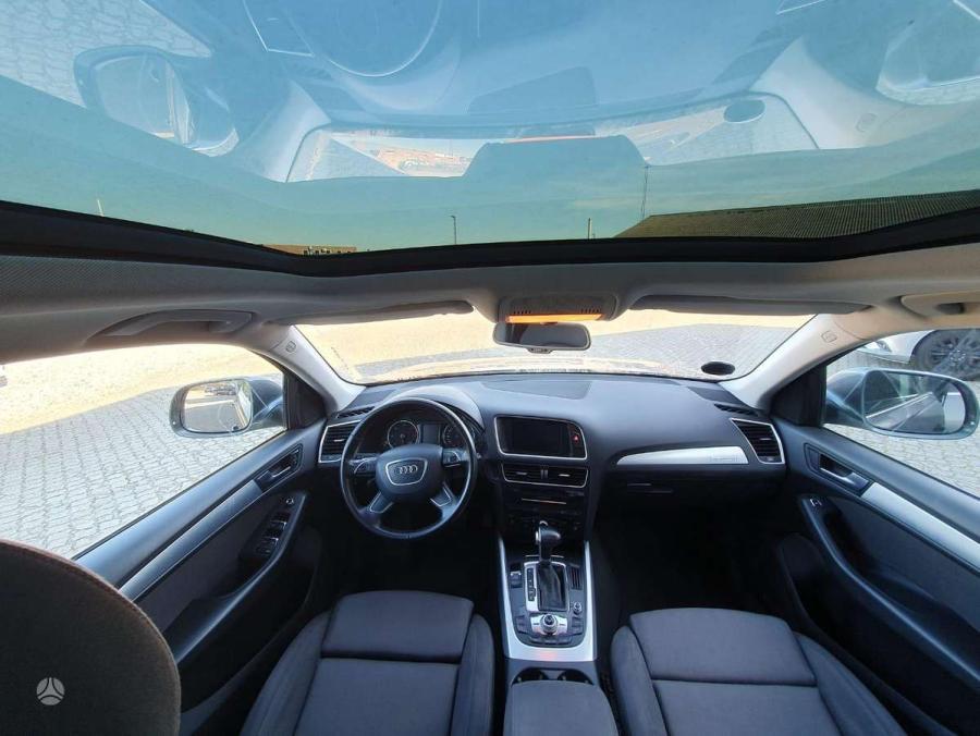 Grey Audi Q5 2013 in Vilnius, with an engine capacity of 2.97 L and mileage of 240 thousand km for 9750 €, photo 7 on AUTOMOTO.COM.LV