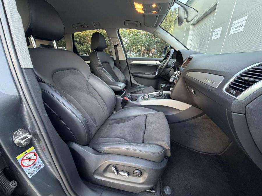 Grey Audi Q5 2013 in Utena, with an engine capacity of 1.97 L and mileage of 287 thousand km for 13250 €, photo 16 on AUTOMOTO.COM.LV