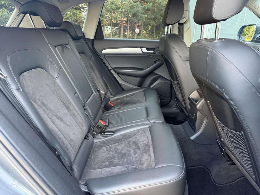 Grey Audi Q5 2013 in Utena, with an engine capacity of 1.97 L and mileage of 287 thousand km for 13250 €, photo 19 on AUTOMOTO.COM.LV