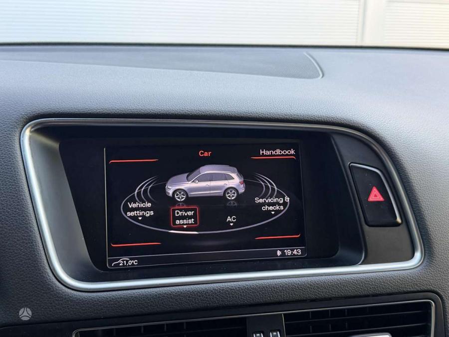 Grey Audi Q5 2013 in Utena, with an engine capacity of 1.97 L and mileage of 287 thousand km for 13250 €, photo 25 on AUTOMOTO.COM.LV