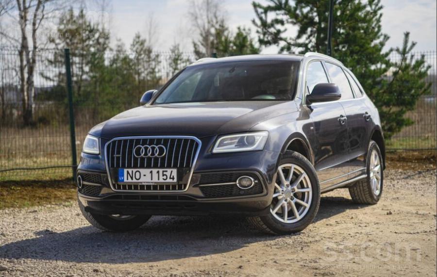 Grey Audi Q5 2013 in Riga, with an engine capacity of 3.00 L and mileage of 310 thousand km for 13900 €, photo 5 on AUTOMOTO.COM.LV