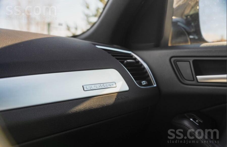 Grey Audi Q5 2013 in Riga, with an engine capacity of 3.00 L and mileage of 310 thousand km for 13900 €, photo 12 on AUTOMOTO.COM.LV