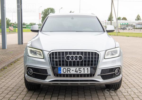 Pelēks Audi Q5 2013 Cēsis, ar dzinēja tilpumu 2.00 L un nobraukumu 180 tūkst. km par 13350 €, foto 1 vietnē AUTOMOTO.COM.LV