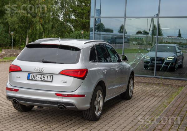 Pelēks Audi Q5 2013 Cēsis, ar dzinēja tilpumu 2.00 L un nobraukumu 180 tūkst. km par 13350 €, foto 7 vietnē AUTOMOTO.COM.LV