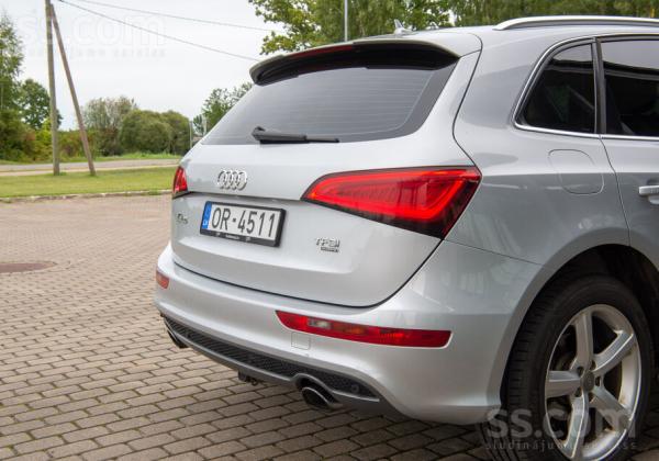 Pelēks Audi Q5 2013 Cēsis, ar dzinēja tilpumu 2.00 L un nobraukumu 180 tūkst. km par 13350 €, foto 11 vietnē AUTOMOTO.COM.LV