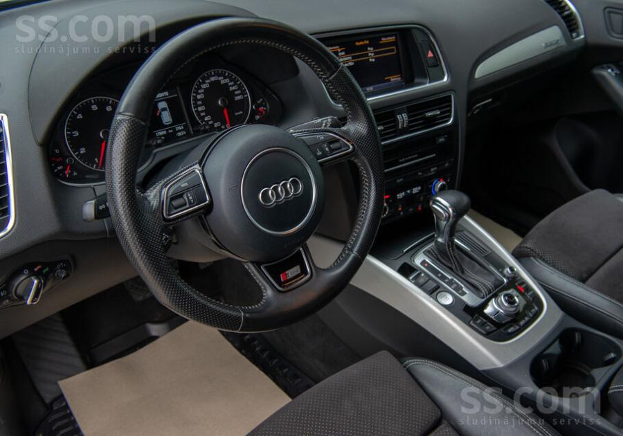 Grey Audi Q5 2013 in Cesis, with an engine capacity of 2.00 L and mileage of 180 thousand km for 13350 €, photo 17 on AUTOMOTO.COM.LV