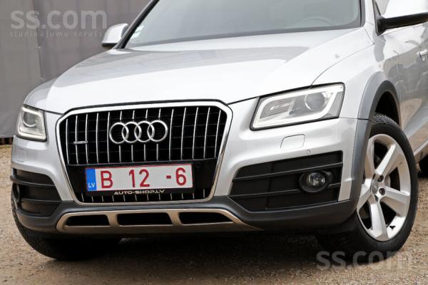 Grey Audi Q5 2014 in Tukums, with an engine capacity of 2.00 L and mileage of 243 thousand km for 13990 €, photo 4 on AUTOMOTO.COM.LV