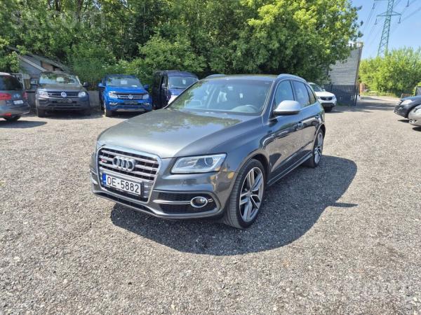 Grey Audi Q5 2014 in Riga, with an engine capacity of 3.00 L and mileage of 185 thousand km for 17390 €, photo 4 on AUTOMOTO.COM.LV