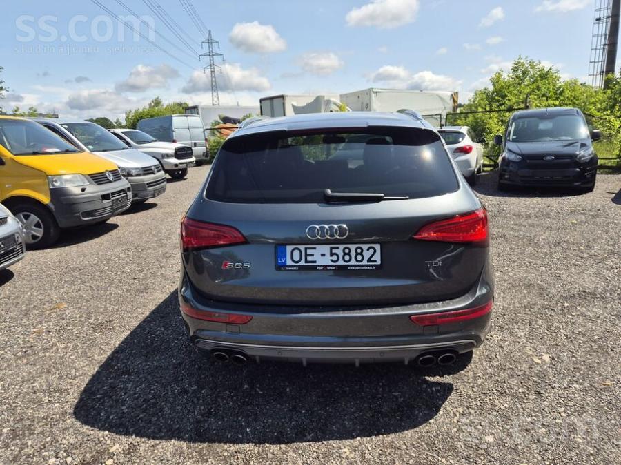 Grey Audi Q5 2014 in Riga, with an engine capacity of 3.00 L and mileage of 185 thousand km for 17390 €, photo 7 on AUTOMOTO.COM.LV