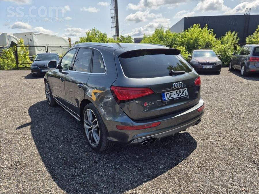 Grey Audi Q5 2014 in Riga, with an engine capacity of 3.00 L and mileage of 185 thousand km for 17390 €, photo 8 on AUTOMOTO.COM.LV