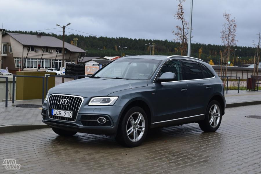 Grey Audi Q5 2014 in Vilnius, with an engine capacity of 2.00 L and mileage of 101 thousand km for 12000 €, photo 1 on AUTOMOTO.COM.LV