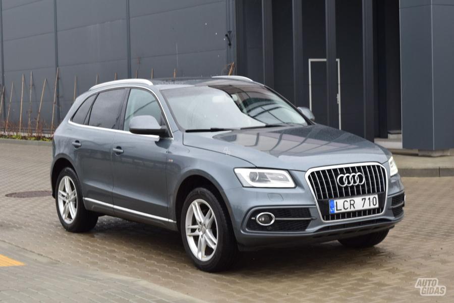 Grey Audi Q5 2014 in Vilnius, with an engine capacity of 2.00 L and mileage of 101 thousand km for 12000 €, photo 3 on AUTOMOTO.COM.LV