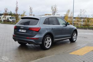 Grey Audi Q5 2014 in Vilnius, with an engine capacity of 2.00 L and mileage of 101 thousand km for 12000 €, photo 4 on AUTOMOTO.COM.LV