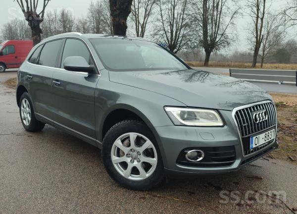 Pelēks Audi Q5 2014 Ogre, ar dzinēja tilpumu 2.00 L un nobraukumu 248 tūkst. km par 14370 €, foto 1 vietnē AUTOMOTO.COM.LV