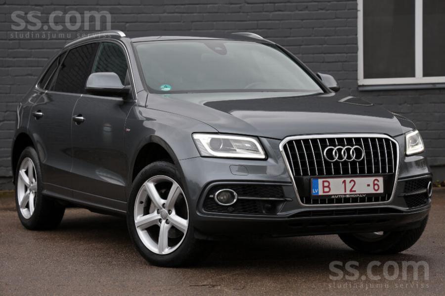 Grey Audi Q5 2014 in Tukums, with an engine capacity of 2.00 L and mileage of 224 thousand km for 14500 €, photo 1 on AUTOMOTO.COM.LV